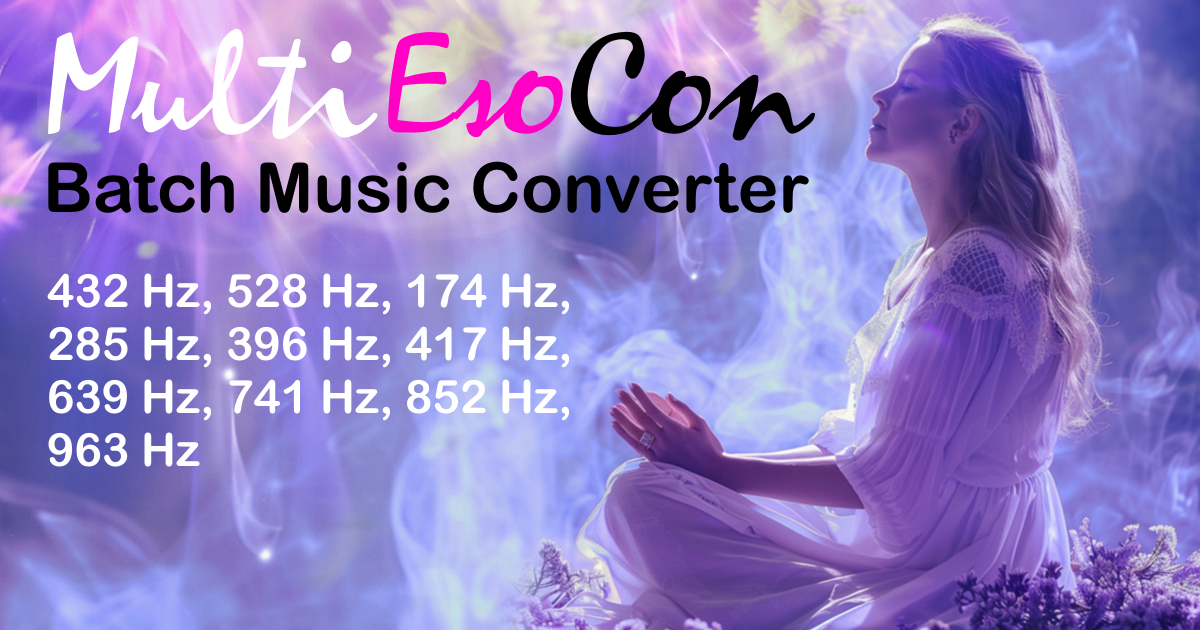 432 Hz Converter Batch Mode and Other Frequencies