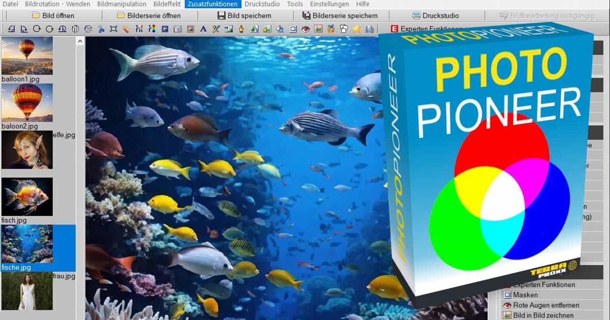 Bildbearbeitungsprogramm für PC u. Hobbyfotografen